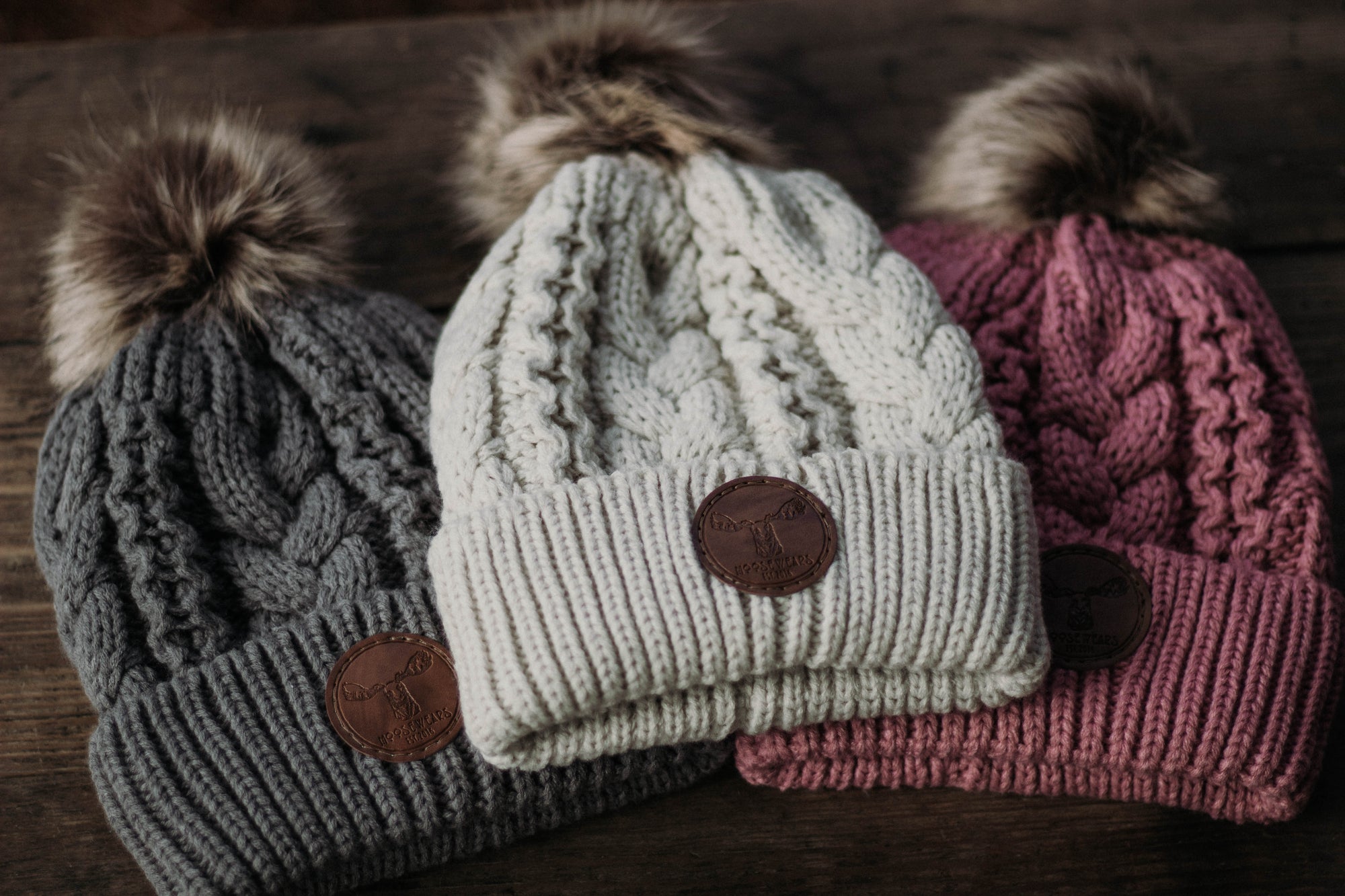 Cable Knit Hat - Moose Wears