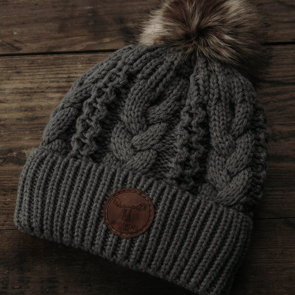 Cable Knit Hat - Moose Wears